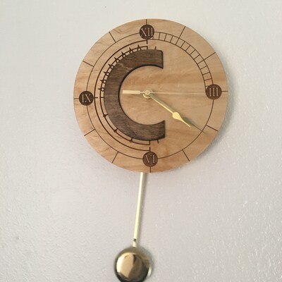 Wooden Chrono Trigger Clock With Swinging Pendulum - Etsy