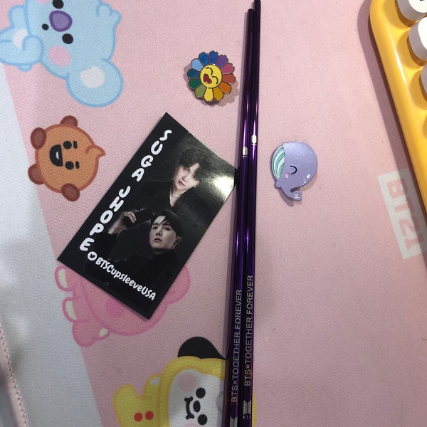 RESTOCK BTS Chopsticks Together Forever - 1 Pair Metal Chopsticks Korea ...