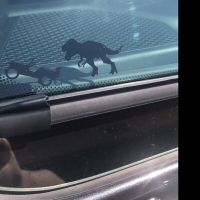 T-rex Sticker, Car Window Sticker, Tyrannosaurus Rex Sticker, Dinosaur ...