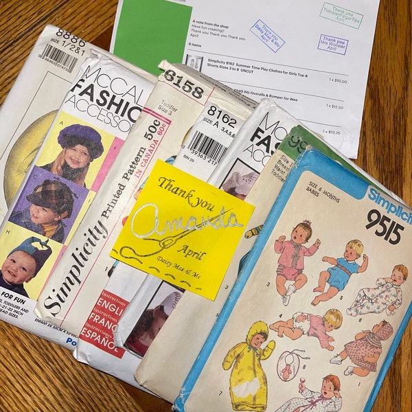 Simplicity 2745 Flared Girl's Coat With Godets & Hat Size 3..to ..8 ...