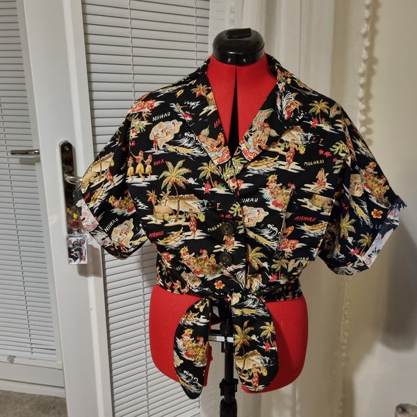 Crop Shirt and Shorts Sewing Pattern Two Piece Set Pattern Women Top ...