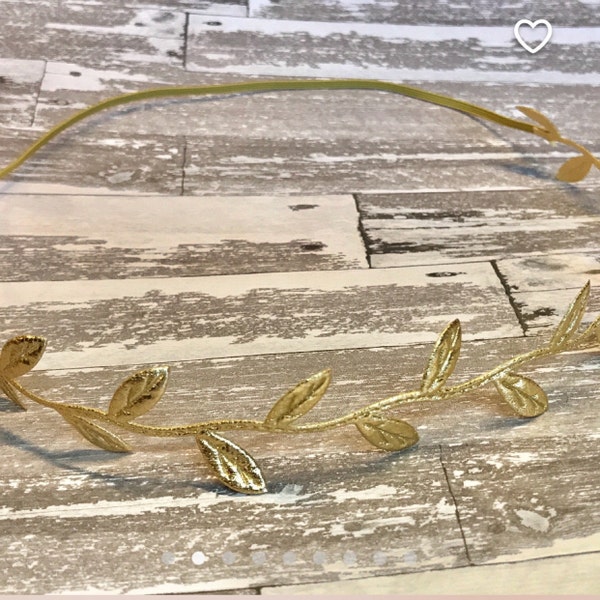 Boho Leaf Crown, Green Leaf, Head Wreath, Brides Maid Crown, Flower ...