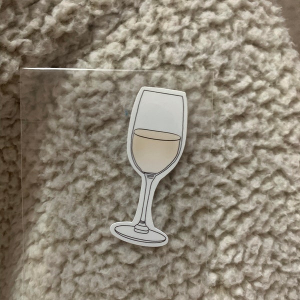 Wine Glass Sticker Set, Graduation Gifts, Cheers Sticker, Rose Wine ...