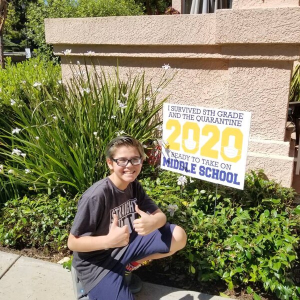 5th Grade Graduation Yard Sign, Next Stop Middle School Grad Sign ...