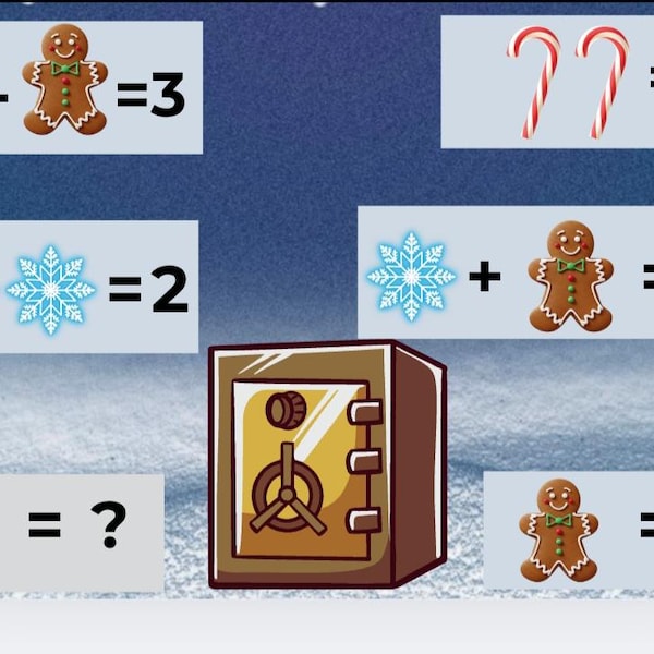 Printable Christmas Escape Room Game – DIY Holiday Puzzle Kit for Kids ...