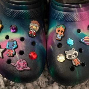 Croc Charms Shoe Clog Accessories Pin Badge Summer Spring Holiday Blue ...