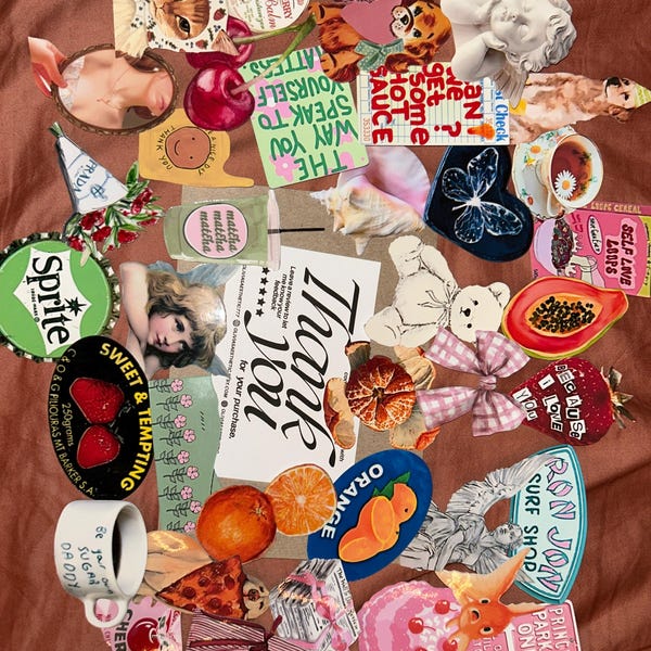 Mystery Sticker Pack,- Pinterest Aesthetic Stickers, Waterproof ...