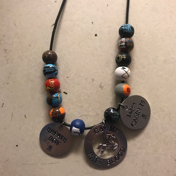 Custom Camp Half Blood Annabeth Chase/ Percy Jackson Necklace (made to ...