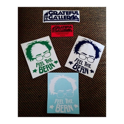 Feel the Bern Bernie Sanders Stickers Vinyl Stickers Bernie Donation ...