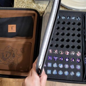 RPG Organizer Binder Case D&D Storage for Dice and Miniatures Gift for ...