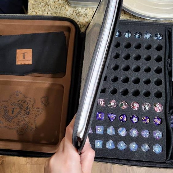 RPG Organizer Binder Case | D&D Storage for Dice and Miniatures | Gift ...