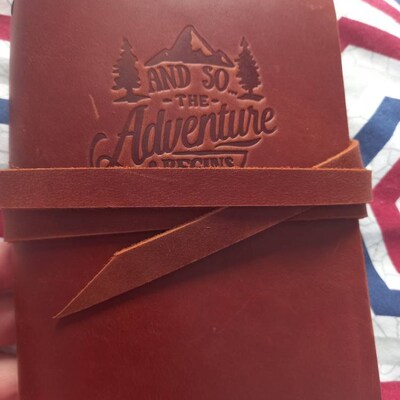 Personalized Leather Journal, Engraved Leather Notebook, Leather ...