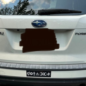 The ORIGINAL Eat A Dick Atheist Coexist Parody Removable Bumper Sticker ...