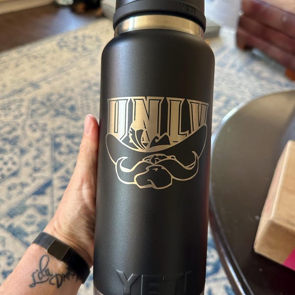 Custom Laser Engraved University Logo on YETI Ramblers - Etsy
