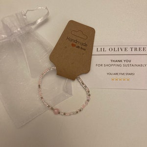 Handmade Glass Seed Bead Y2k Friendship Good Luck Stretch Bracelet - Etsy