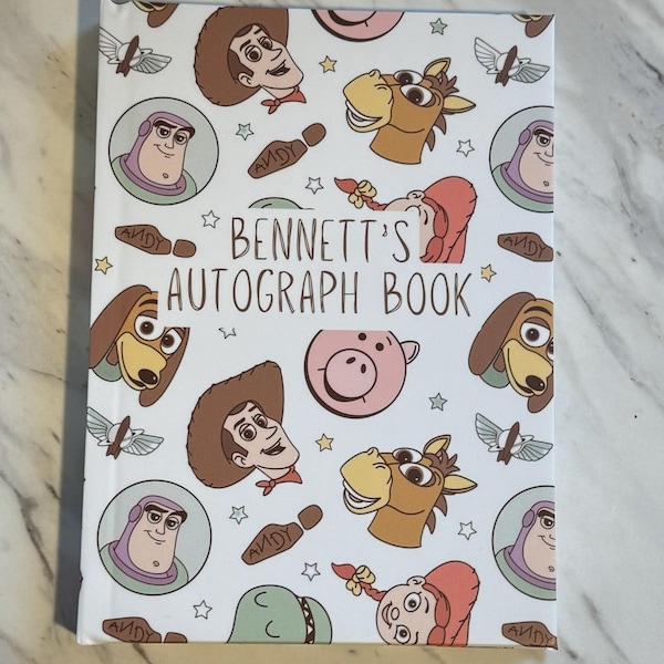 Disney Autograph Book, Personalized Autograph Book, Personalized Disney ...