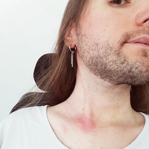 One Double Stick Dangle Stick Earring Male Stick Dangle Stick Long ...