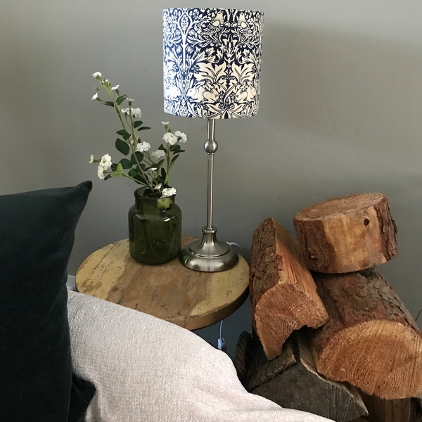 Brer Rabbit Navy William Morris Brother Blue Lampshade 40cm 30cm 25cm ...