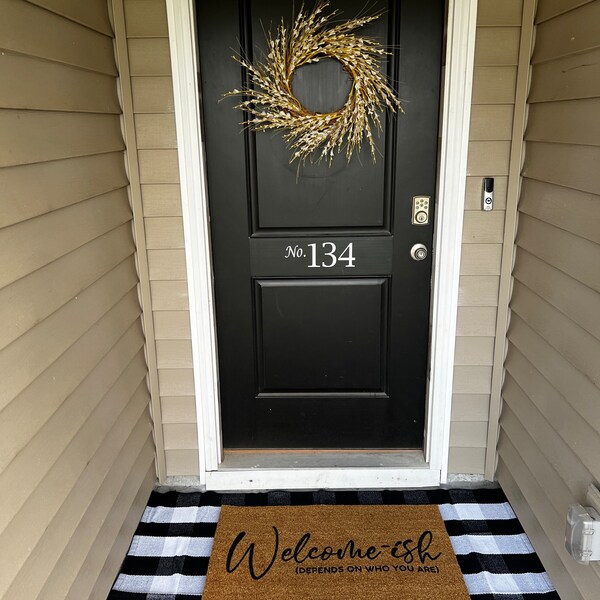 Funny Welcome-ish Doormat (outdoor, Coir, Multiple Sizes) 1067 - Etsy