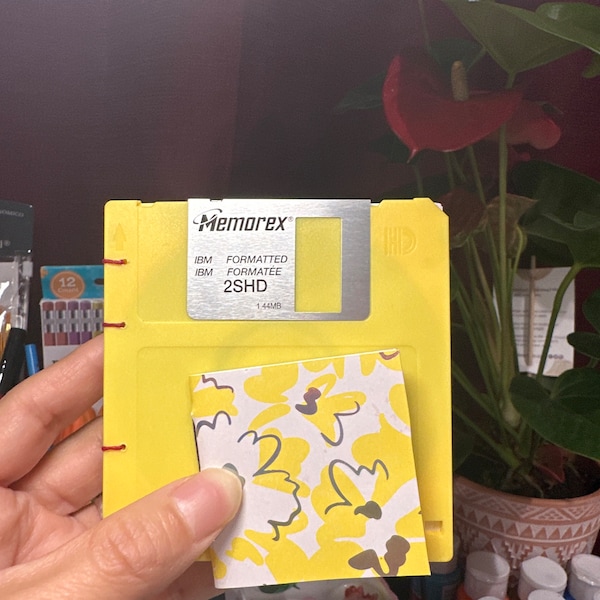 Floppy Disk Notebook - Vintage Computer Disc Journal - Choose Your ...
