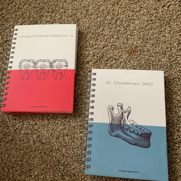 12 Month Dental Diary - Personalised A5 Academic Planner for Dental ...
