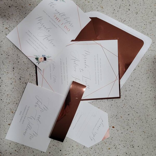 Modern Script Wedding Menu Cards - Wedding Menu - Menu Cards - Wedding ...