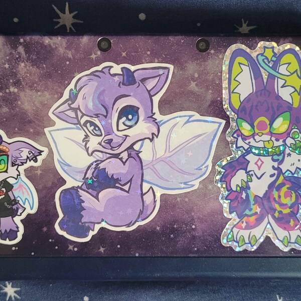 Neopets Faerie Pet Stickers Aisha, Ixi, and Lupe - Etsy