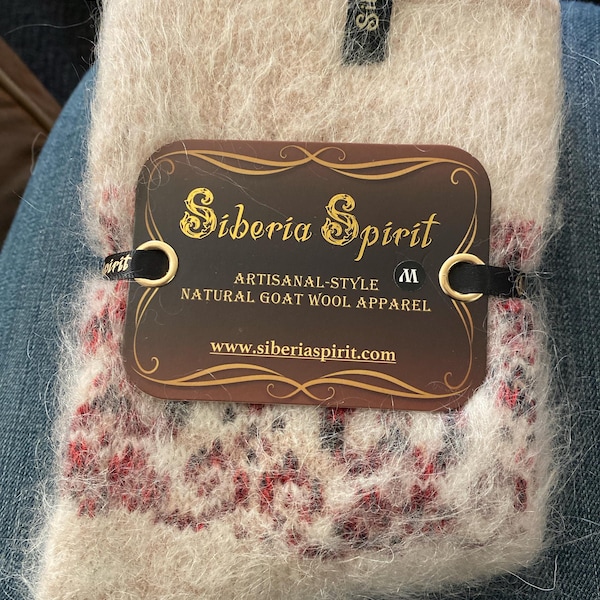 Natural Goat Wool Knee-high Socks, Knitted Warm Boot Socks, Fuzzy Comfy ...