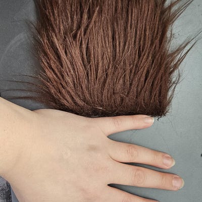 Eden DARK BROWN Shaggy Long Pile Soft Faux Fur Fabric for Fursuit ...