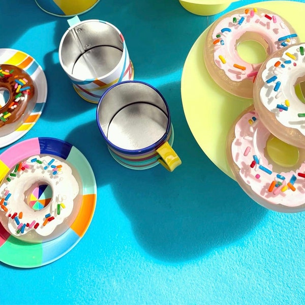 Dinosaur Donuts 12 Pack Assorted Dozen Resin Doughnuts/ Resin Donuts ...