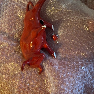 Mosaic Blue Bull Statue With Big Horns Made With Marble Dust and With ...