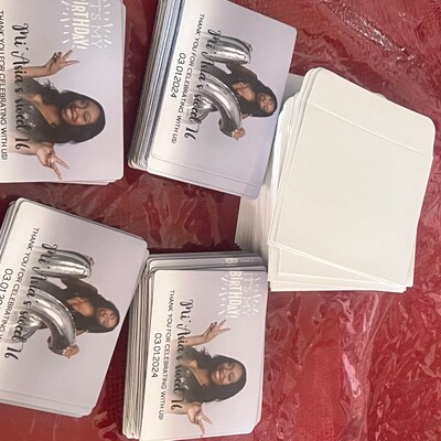 Birthday Magnets Favor Photo Magnet/custom Photo Magnet Favor ...