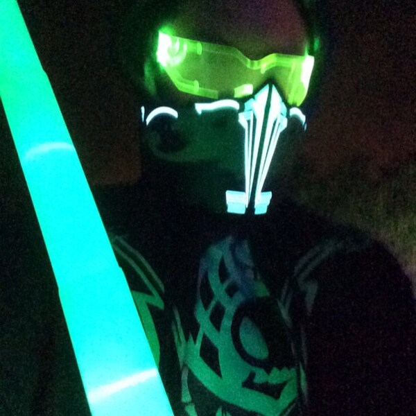 Rave Mask Flareoff DJ Mask Light up Mask LED Mask Subzero Cosplay Party ...