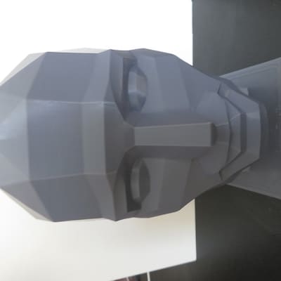 Male Realistic Head Bust XL 7 Inches & 9.2 Inches Portrait Reference ...