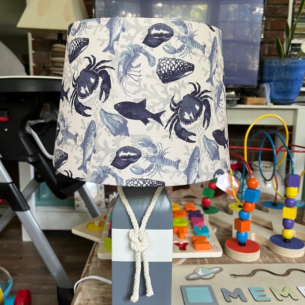 Lobster Buoy Lamp, Lobster Trap Buoy, Nautical Lighting, Coastal ...