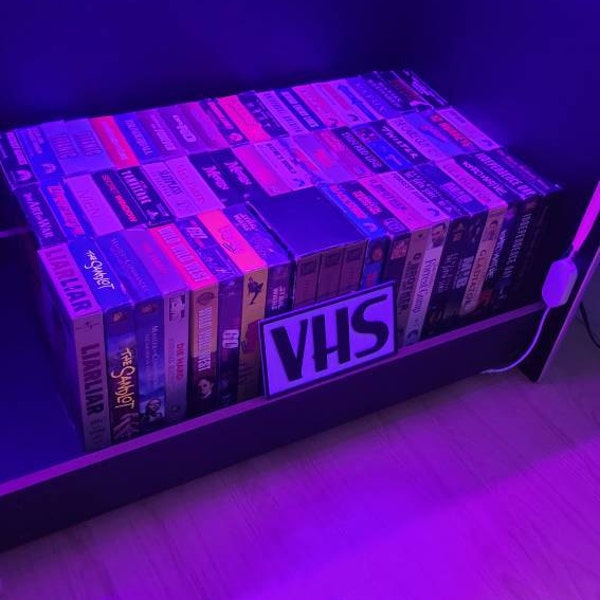 VHS Video Tape Display Stand Holders for Cassette Tapes Movies Films ...