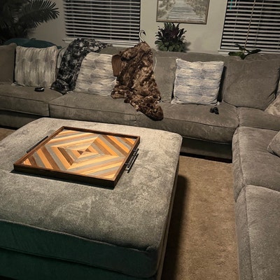 Chevron Wood Table Top, Console Table Top, Geometric Wood, Bar, Chevron ...