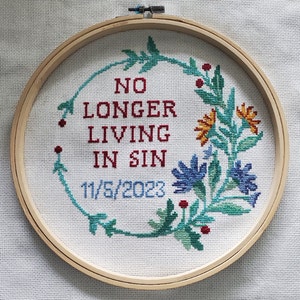 Easy Modern Cross Stitch Pattern One Color Counted Cross - Etsy