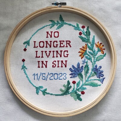 Easy Modern Cross Stitch Pattern One Color Counted Cross - Etsy