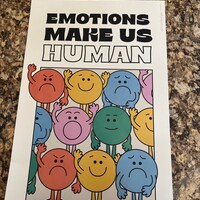 Emotions Make Us Human 11x17 Print / Wall Art / Poster / Home - Etsy Canada