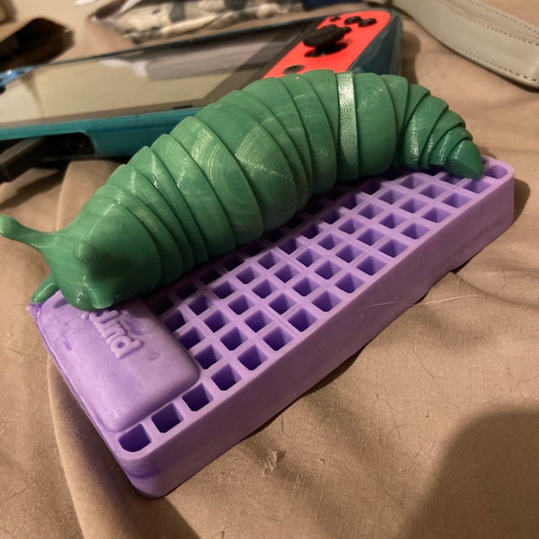 Color Changing 3D Printed Slug | Desk Fidget Toy - Etsy