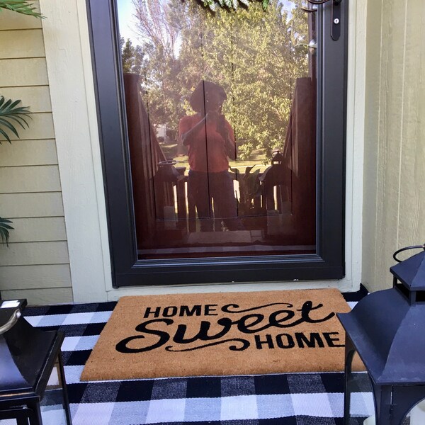 All Natural Coir BONJOUR French Doormat for Entrance Floor Door Indoor ...