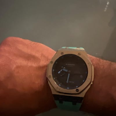 Casio G-shock Oak Black Green GA-2100 Custom Casioak Men's Watch - Etsy