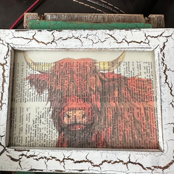 MY VINTAGE FINDS Rustic Photo Frame Distressed Wood Picture Frame - Etsy
