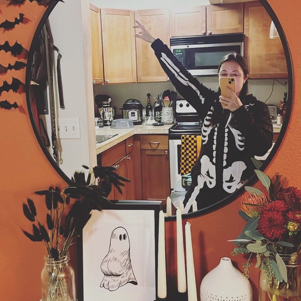 GHOST BUTT PRINT, Ghost Booty, Ghost Art, Ghost Print, Butt Art, Butt ...