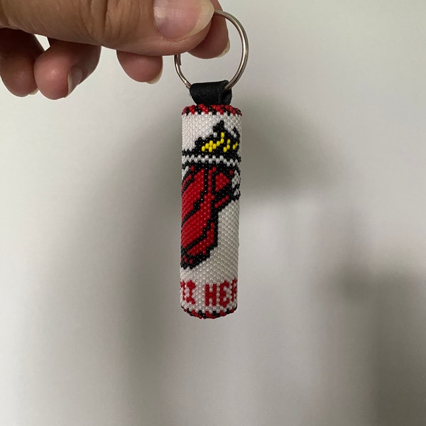 Broncos Hand Beaded Keychain - Etsy