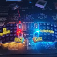 Sofle RGB V2.1 Mx Soflekeyboard Split Ergonomic DIY Mechanical Keyboard PCB Kit - Etsy Canada