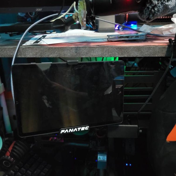 Side Tablet Mount for Fanatec DD1/DD2/CSW/CSL Elite Wheelbases (3D ...