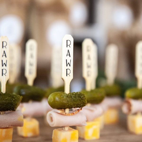 Personalized Bamboo Cocktail Picks – Custom Wedding and Party Decor - Etsy