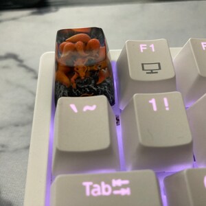 Kawaii Rabbit Carrot Cute Keycap Inspired Resin Artisan - Etsy